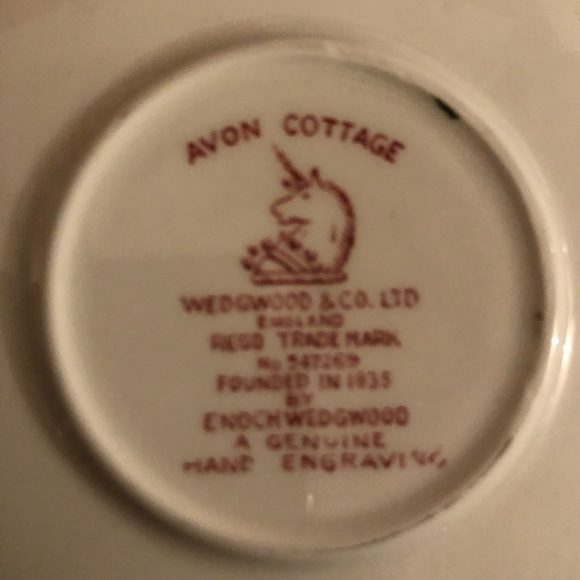 Avon Cottage Wedgewood | Other | 3 Vintage Avon Cottage Wedgewood Co ...